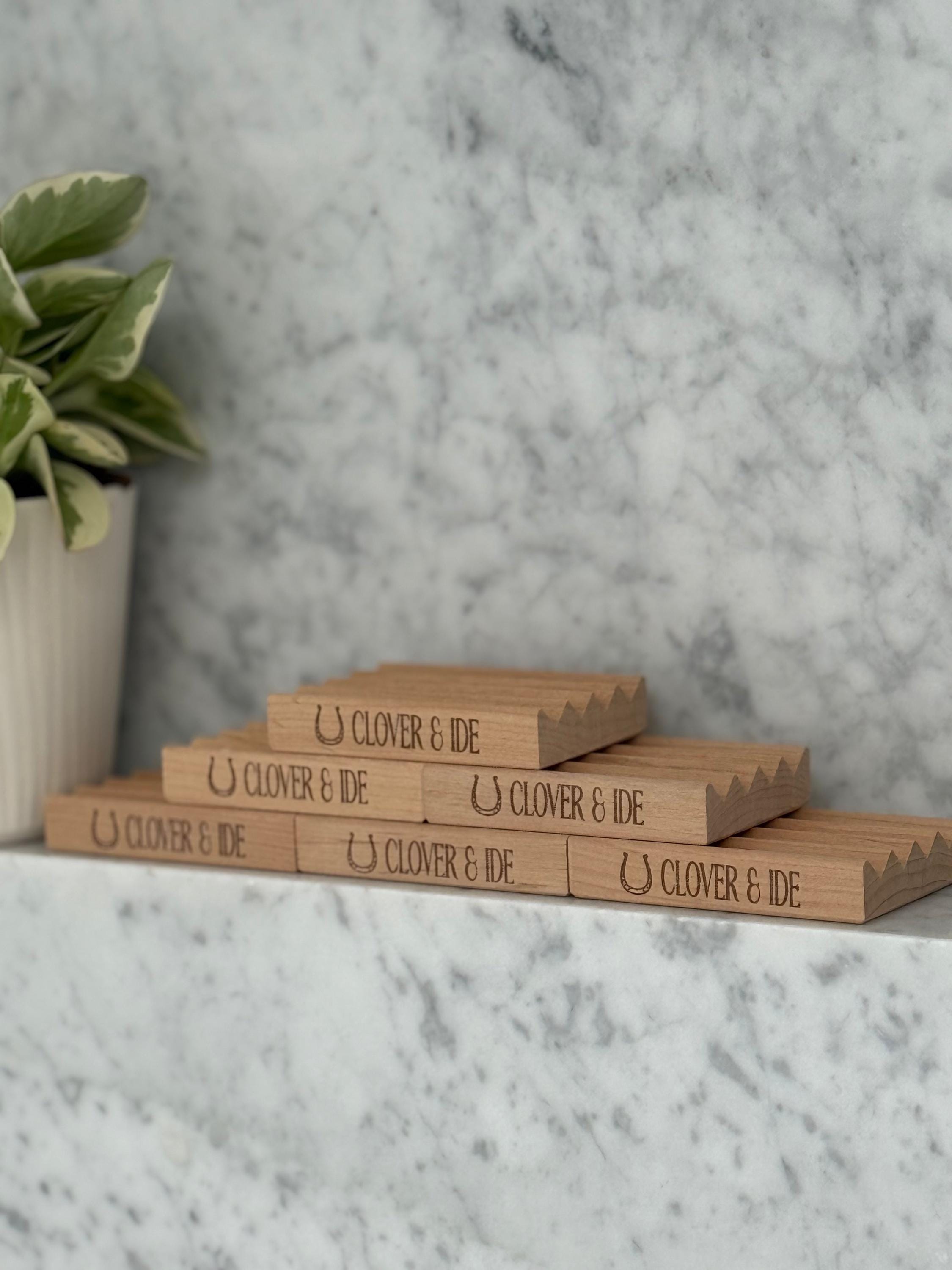 The 4" Wooden Soap Dish – Clover & Ide